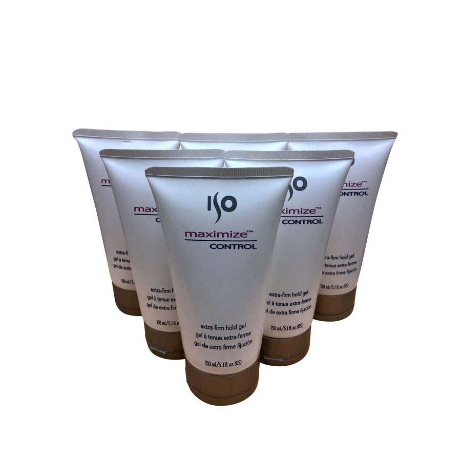 ISO Beauty ISO Maximize Control Extra Firm Hold Gel 5.1 OZ Set of 6 ...