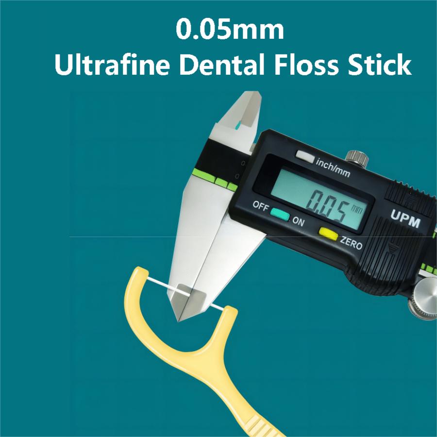 Dental Floss Toothpick Stick Interdental Brush, 30pcs/Pack Individually ...