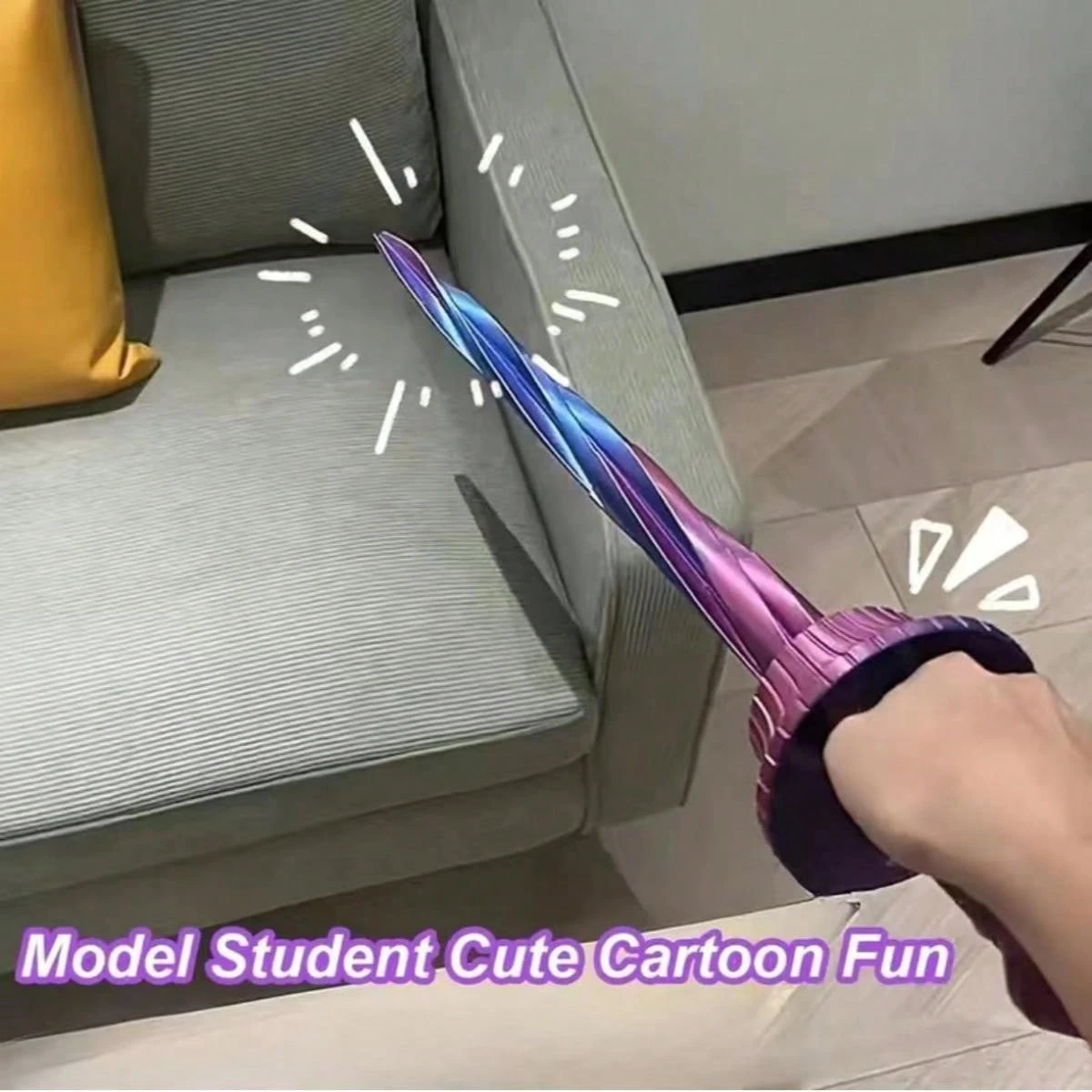 3D Gravity Telescopic Sword- Toy Model Art Decoration-Super Explosive ...