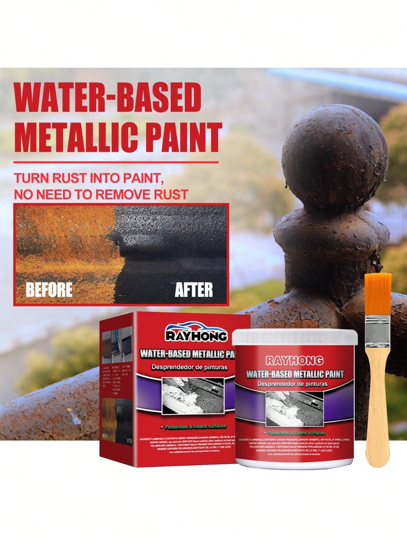 Rust Converter Set, Renewing Rusty Bolts, Removing Rust, Painting-Free ...