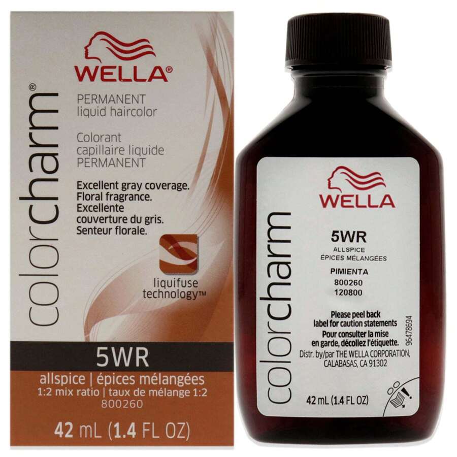 Wella Color Charm Permanent Liquid Haircolor - 5WR Allspice By Wella ...