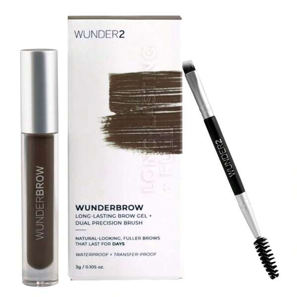 Wunderbrow WUNDERBROW EYEBROW GEL-BLACK/BROWN | SHEIN USA