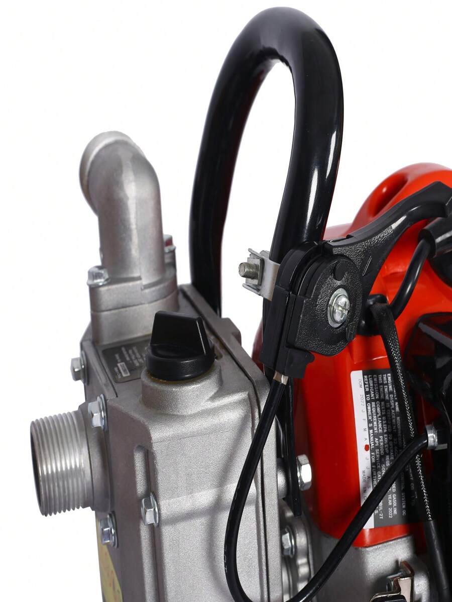 Water Transfer Pump Portable 1.2HP 33cc 2-Stroke Gas Engine 1 Inch ...