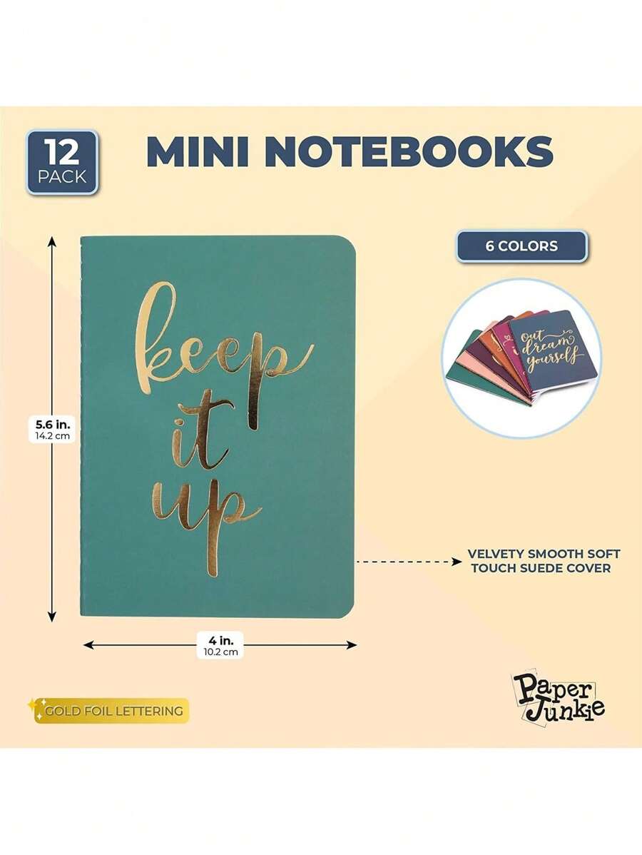 12-Pack Of Inspirational Notebooks For Women, Writing, Motivation ...