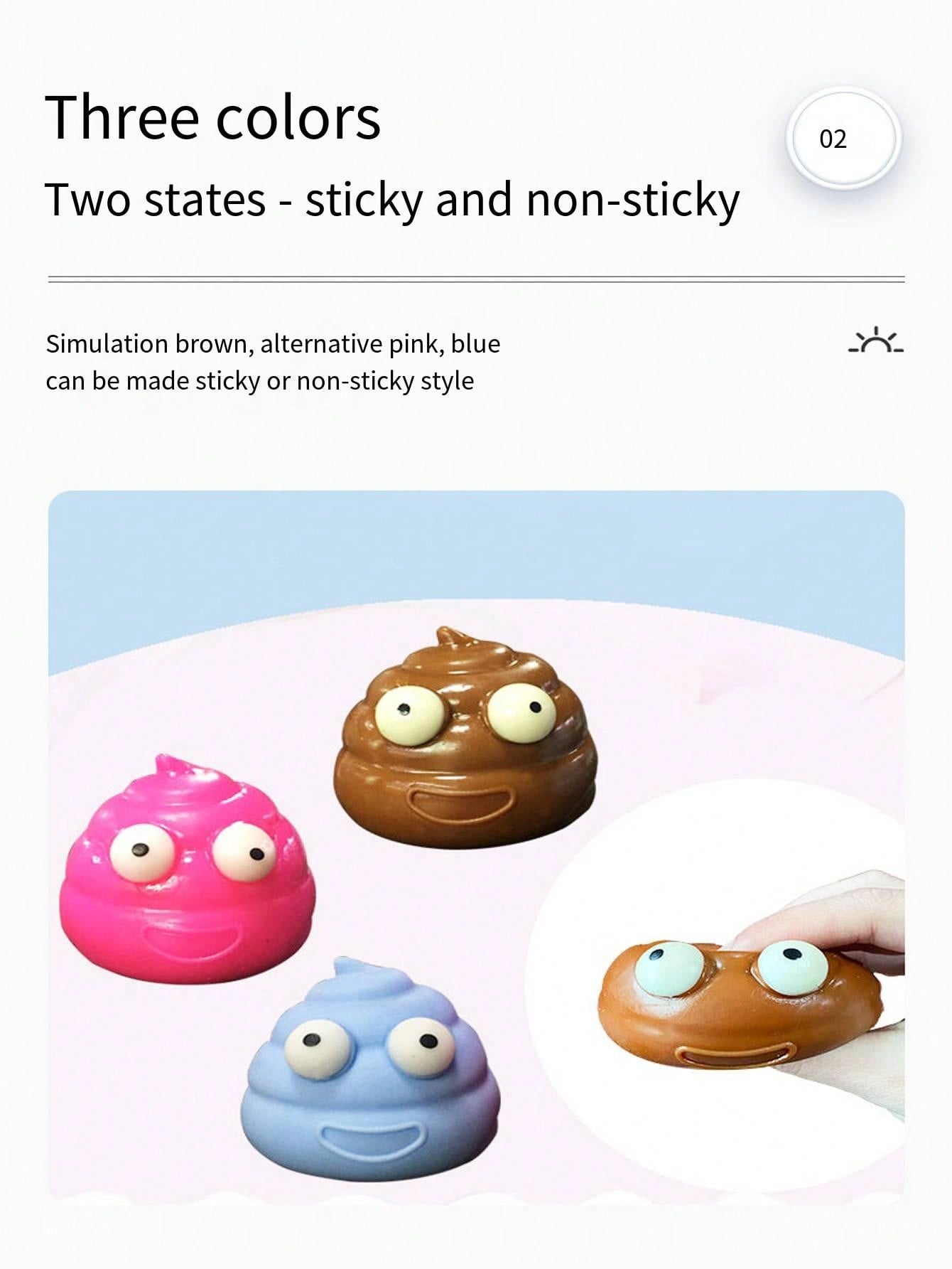 Random Color Stress Relief Toy Liquid Fidget Toy Squeezing Ball Novelty ...