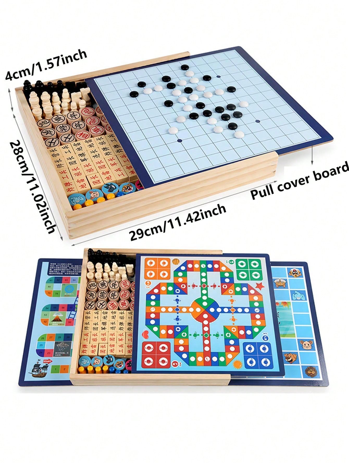 1pcs Two-in-one Flying Chess + Treasure Chess All-in-one Checkers ...