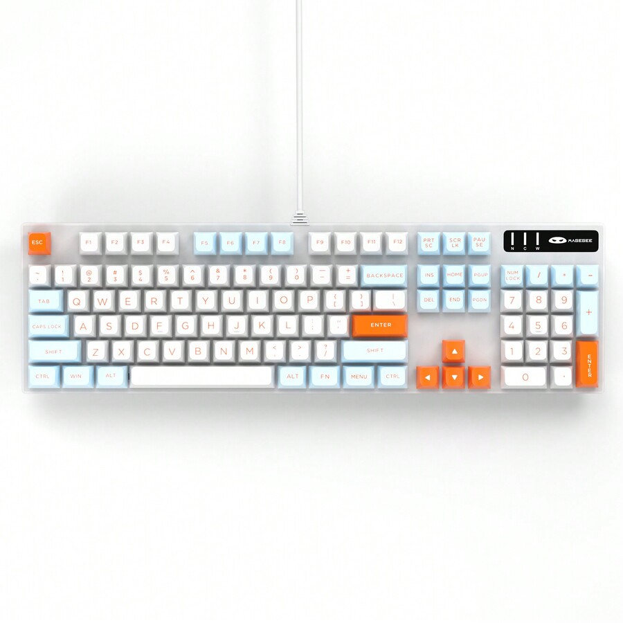 MageGee PBT Glossy Keycaps 150 Keys Color Blocking Customized ASA ...