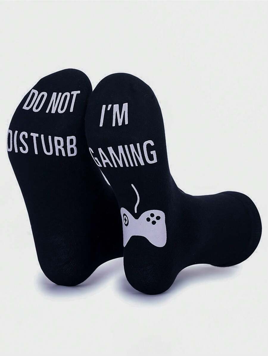 1 Pair Gaming Socks, Do Not Disturb I'm Gaming, Gaming Socks For Teen ...
