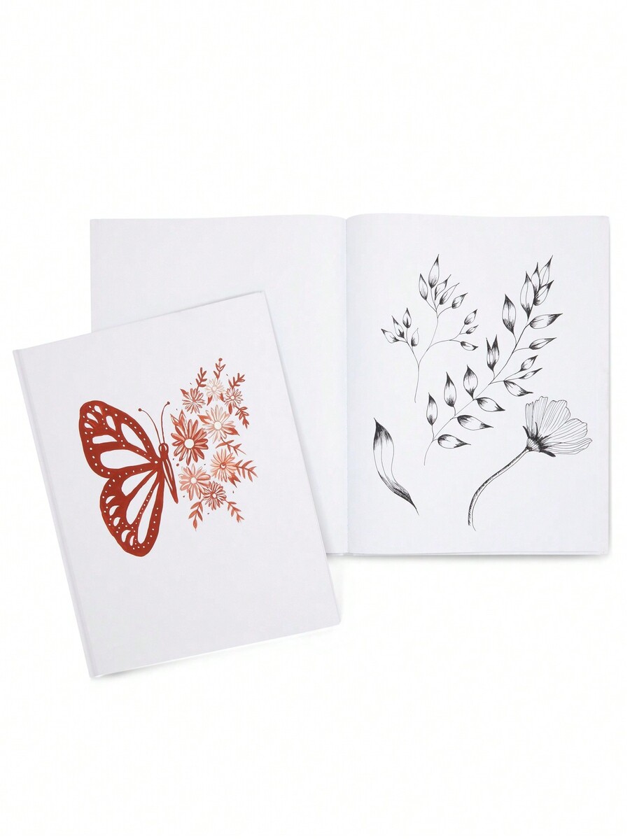 Hardcover White Books For Students, Sketching, Story Writing, Blank ...