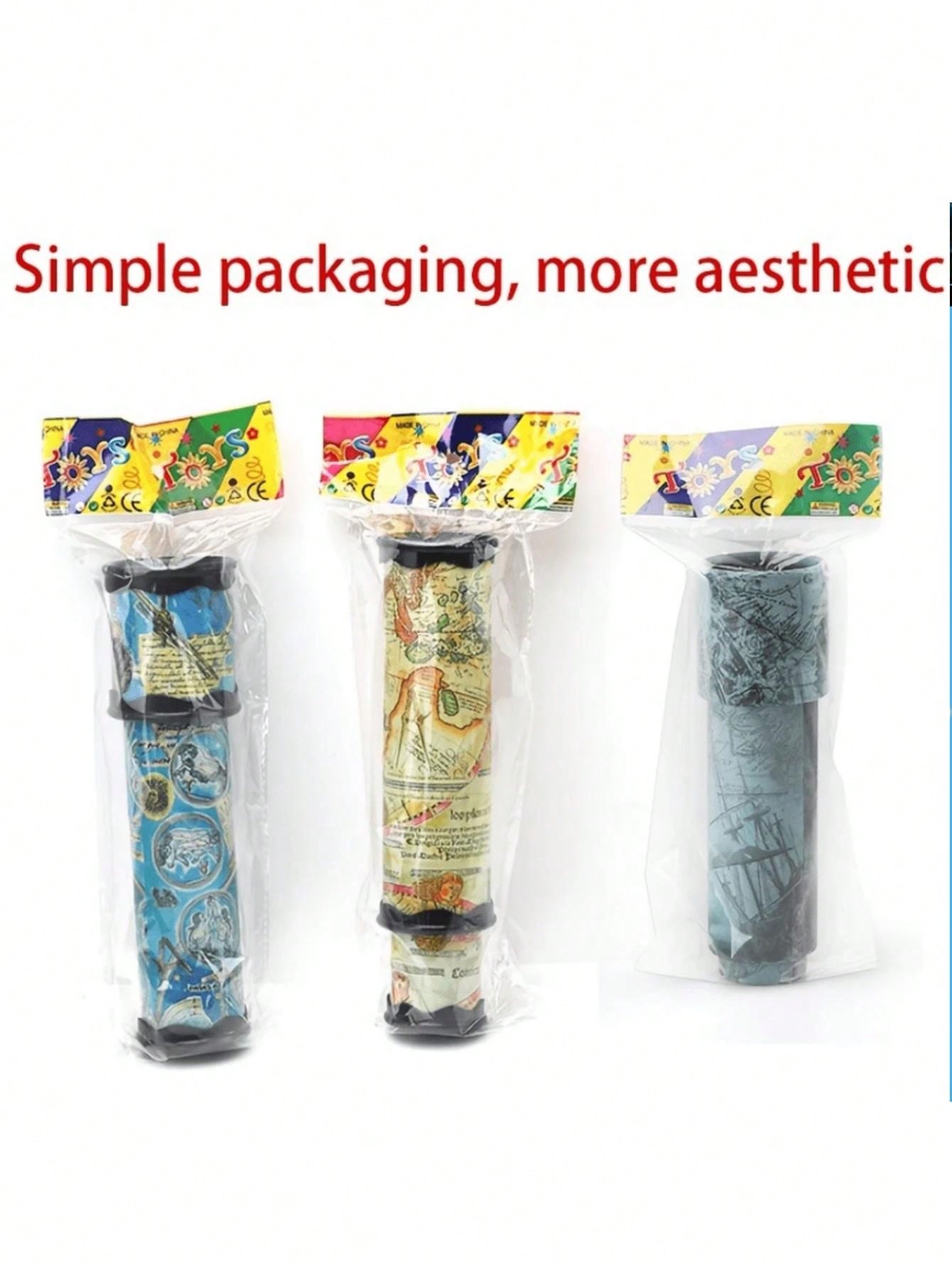 1pc Mini Triangular Prism Kaleidoscope, Non-Extendable Rotatable ...