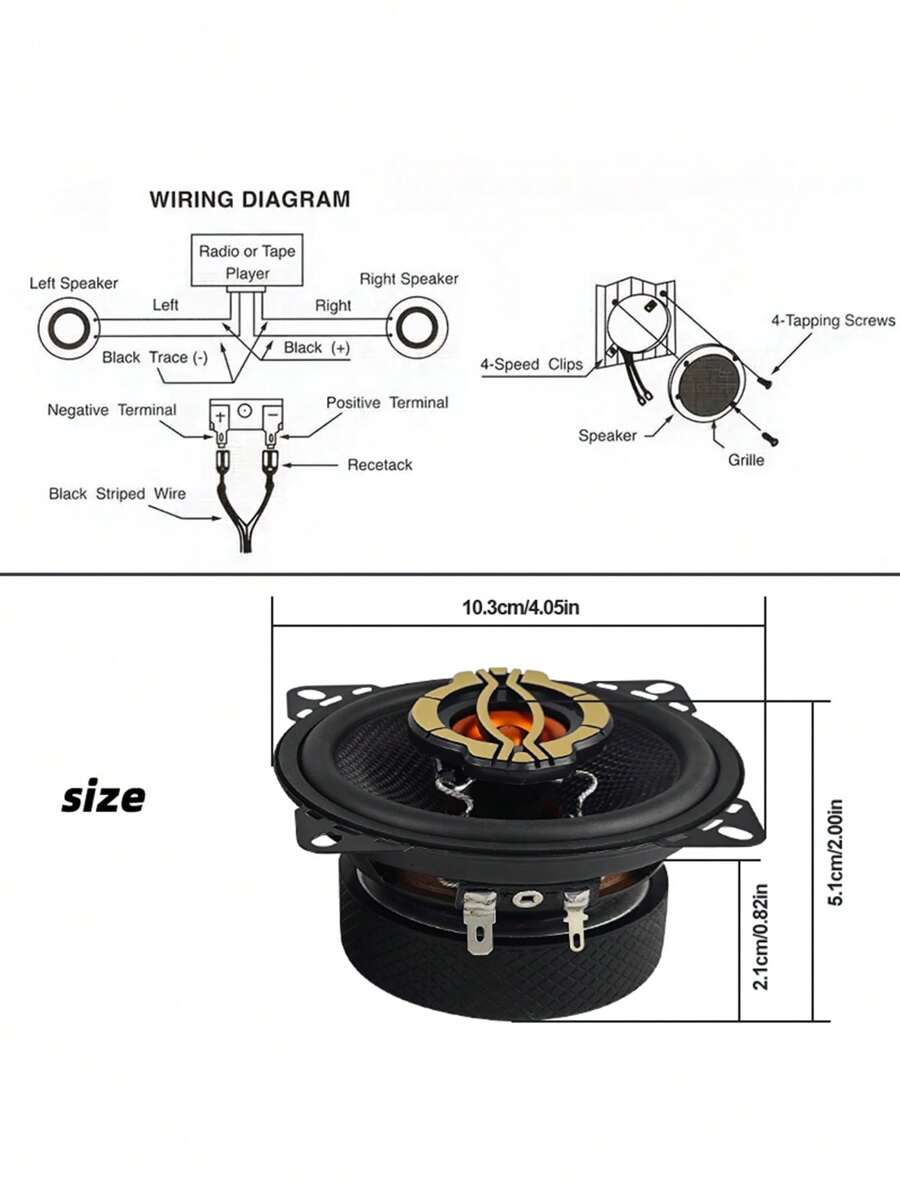 مجموعة سماعات إسطرياوية ألمنيوم سبيكة عالية الوضوح BEMINES KL-40B قطر 4 ...