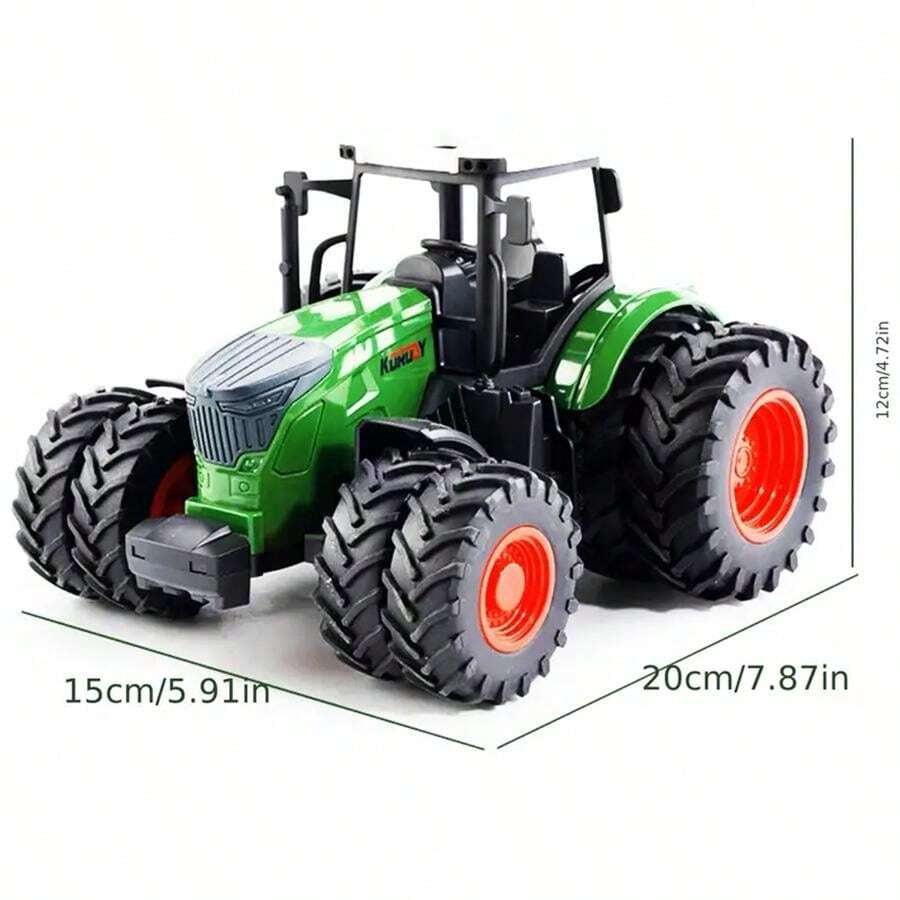 Farmer Tractor & Engineering Truck Model, Static Farm Transport Vehicle ...