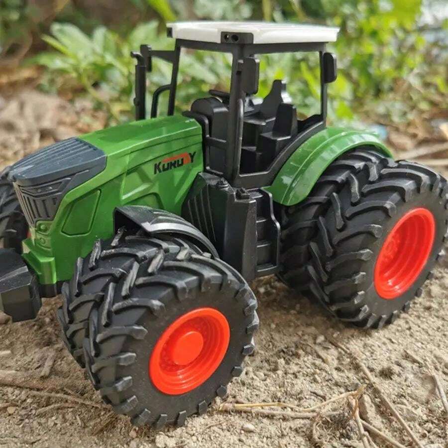 Farmer Tractor & Engineering Truck Model, Static Farm Transport Vehicle ...