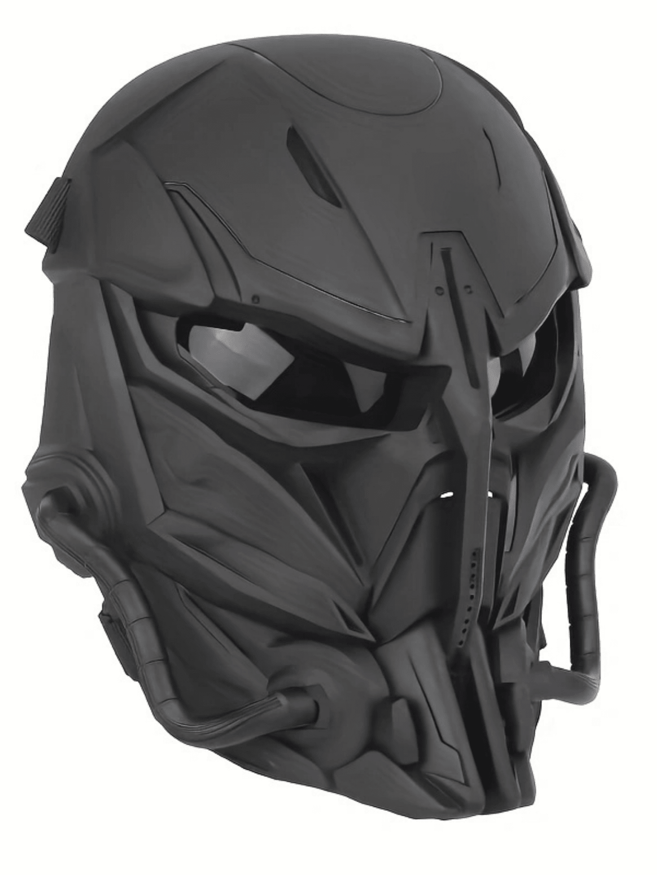 Outdoor real person full face punishment mask COS Halloween mask prop ...