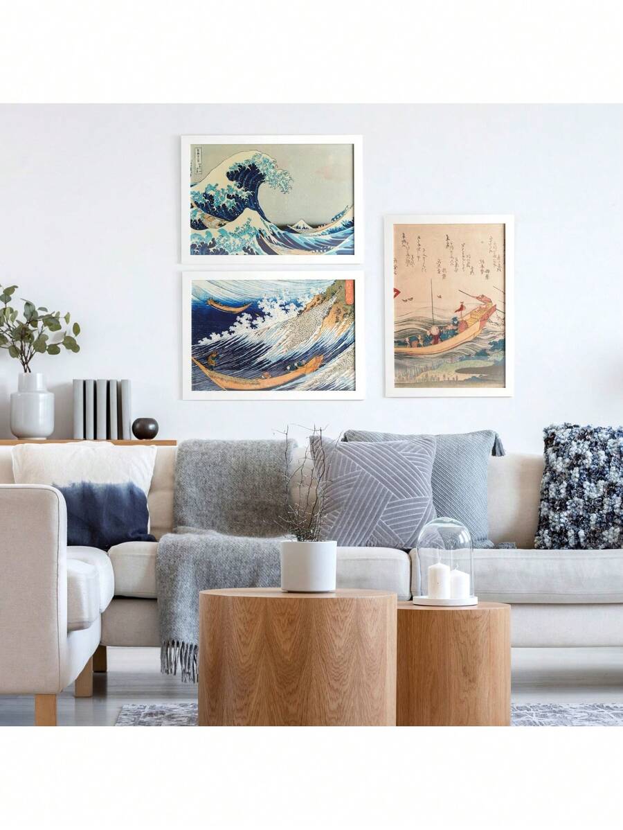 20-Pack Katsushika Hokusai Art Posters, Matte Lamination, Features The ...