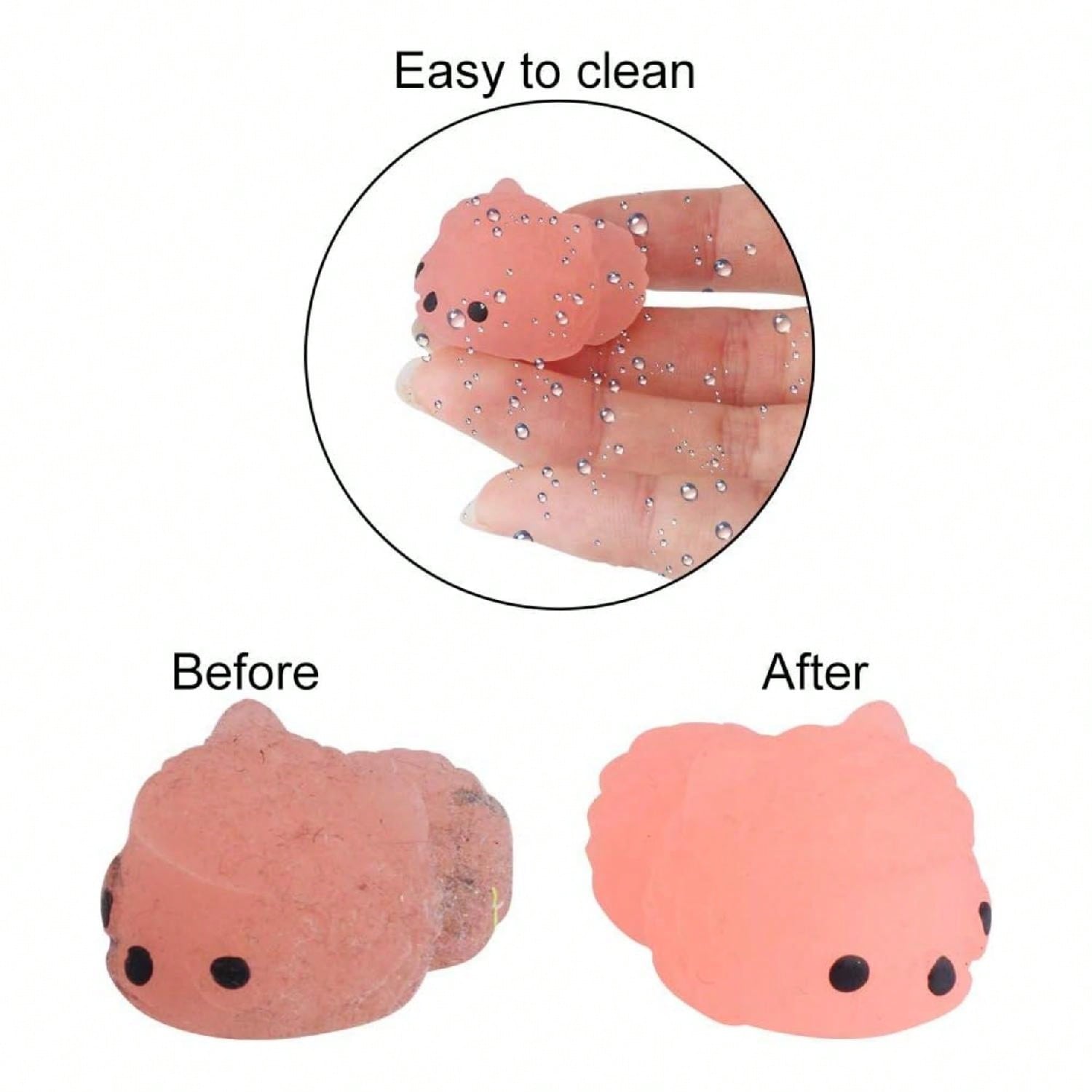 30 Pcs Mochi Animals Toys , Lovely Mini Squishies Glow In The Dark Toys ...