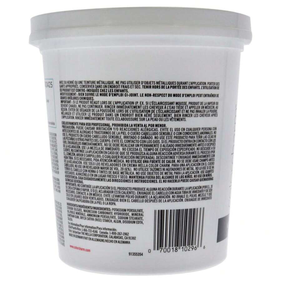 Wella Color Charm Powder Lightener By Wella For Unisex - 16 Oz ...