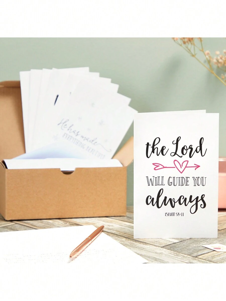 48 Pack Christian Greeting Cards with Envelopes, Inspirational Note ...