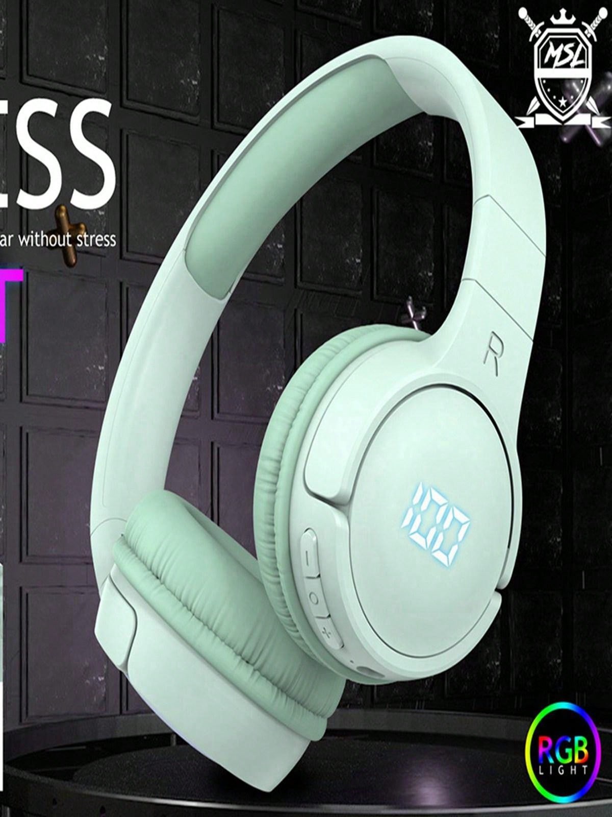 Pure Bass Sound Wireless Headset Noise Cancelling Gaming Headset Hifi ...