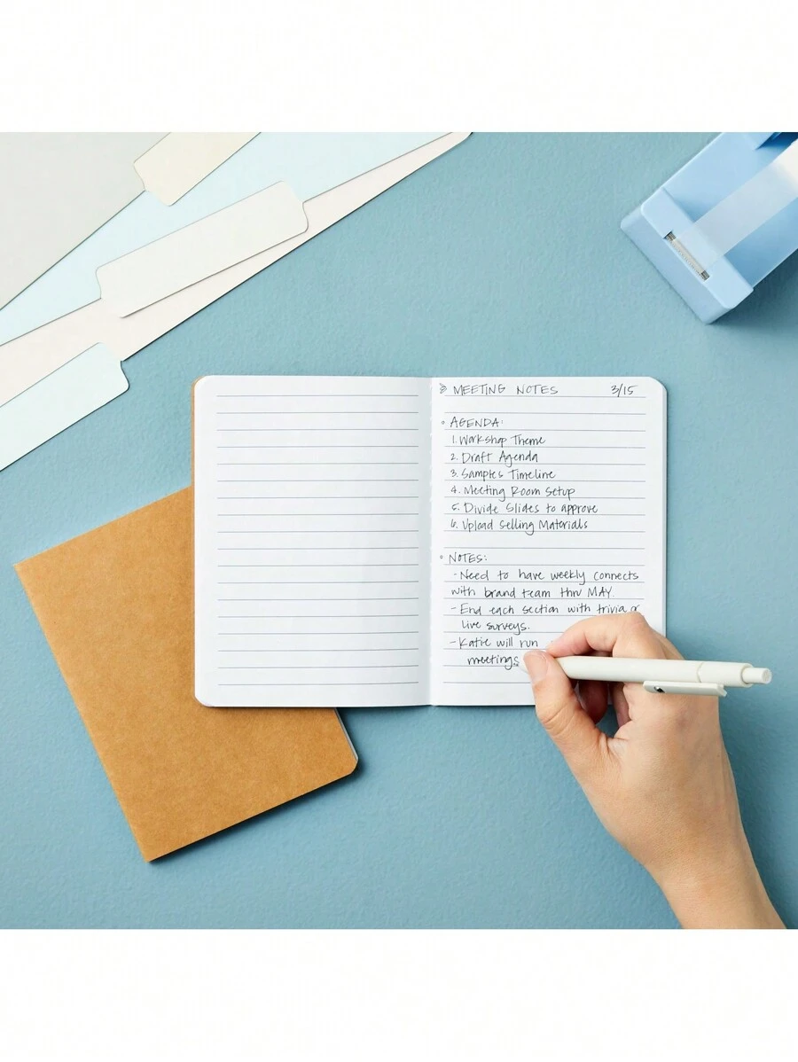 24-Pack Kraft Paper Notebooks A6 Size, 4x6 In Writing Journal With 80 ...