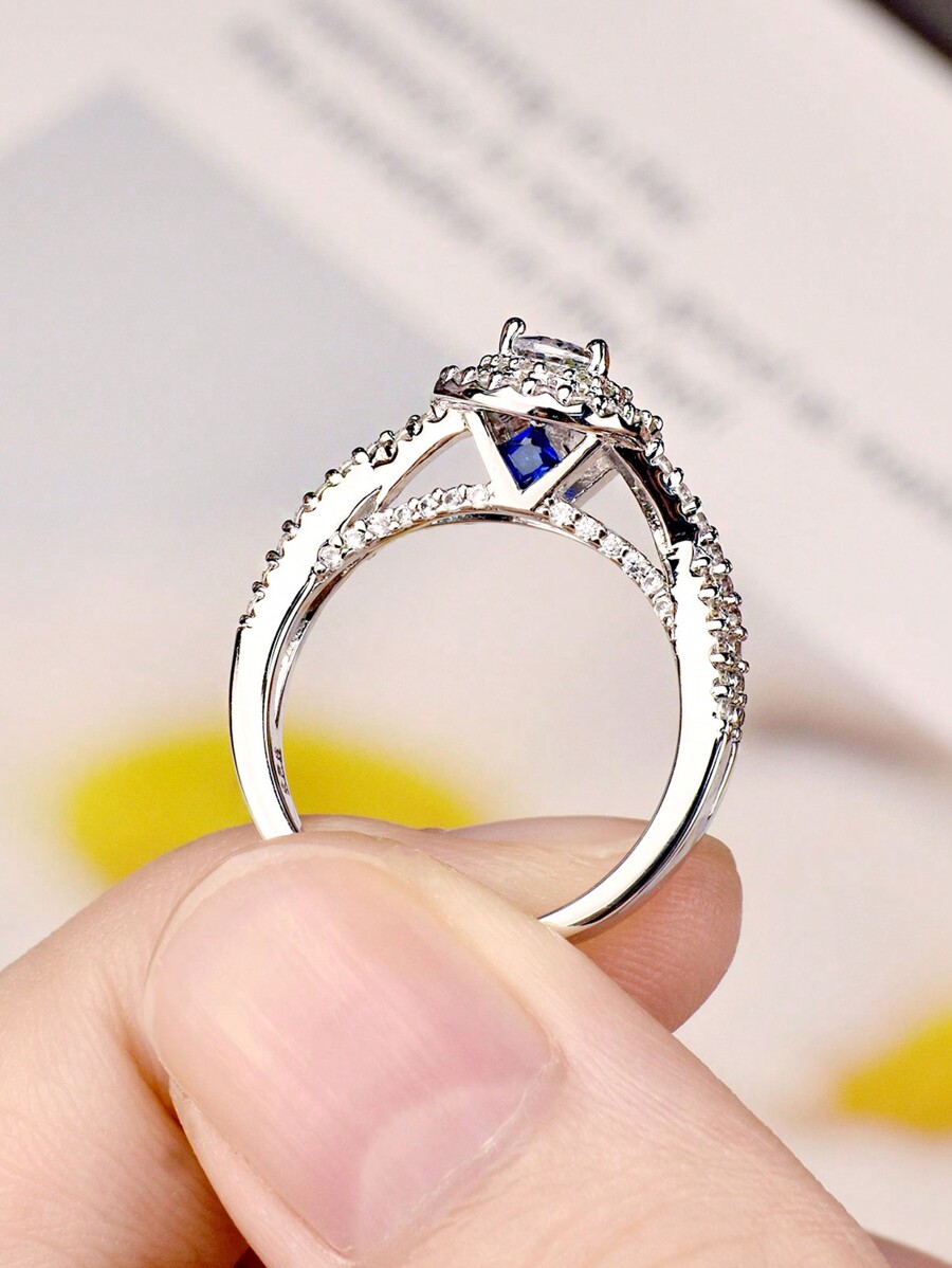2 pcs/set Wedding Rings for Women 925 Sterling Silver 1.7Ct Pear Cubic ...