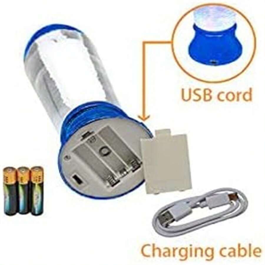 10.5" Tornado Lamp Cool 7 Colors Rgb Led Changing Light | Swirling Twisting Lava Lamp With ...