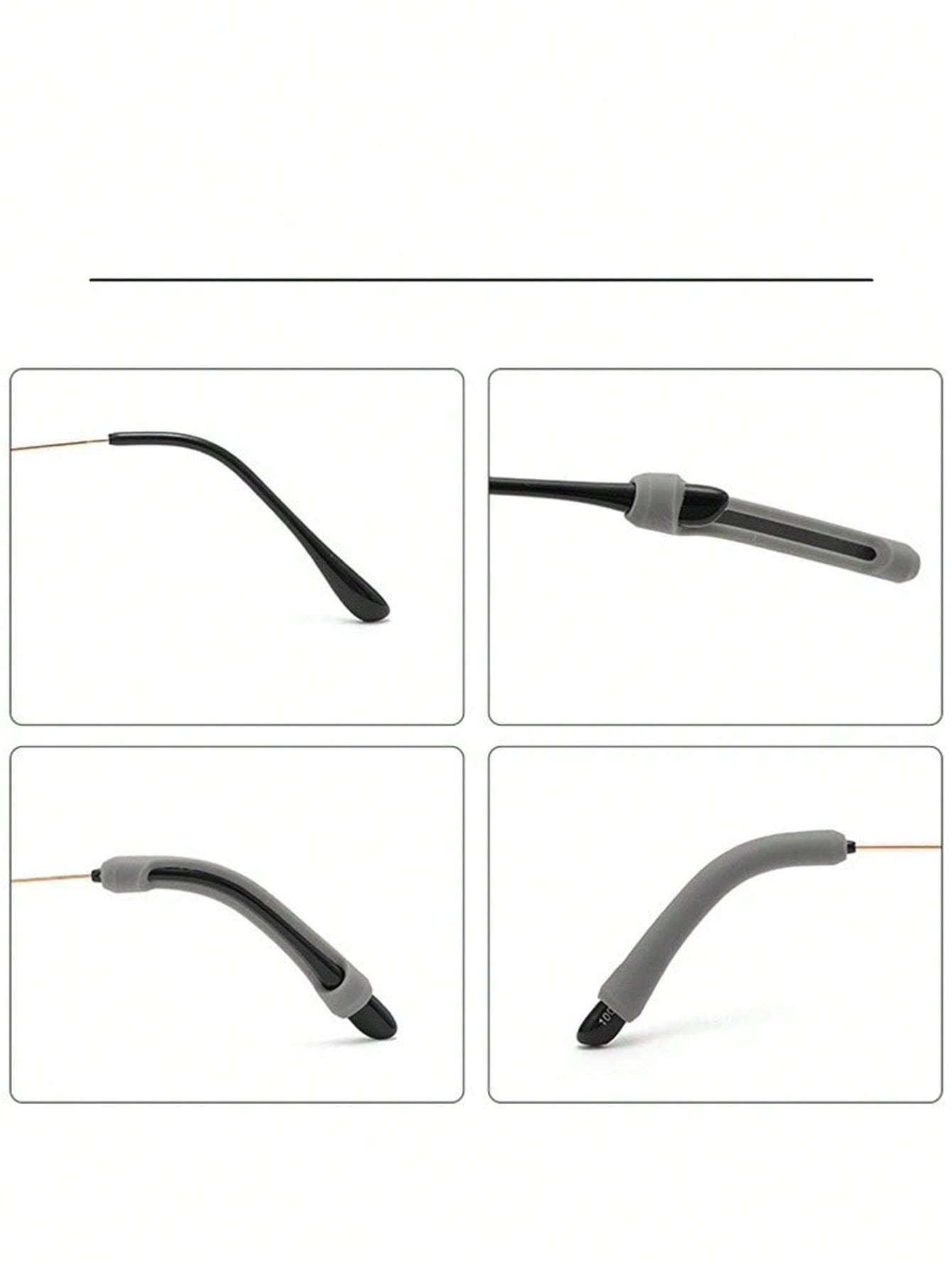 10pcsGlasses Leg Large Open Sleeve Simple Anti-Slip Sleeve Ear Lug Lug ...