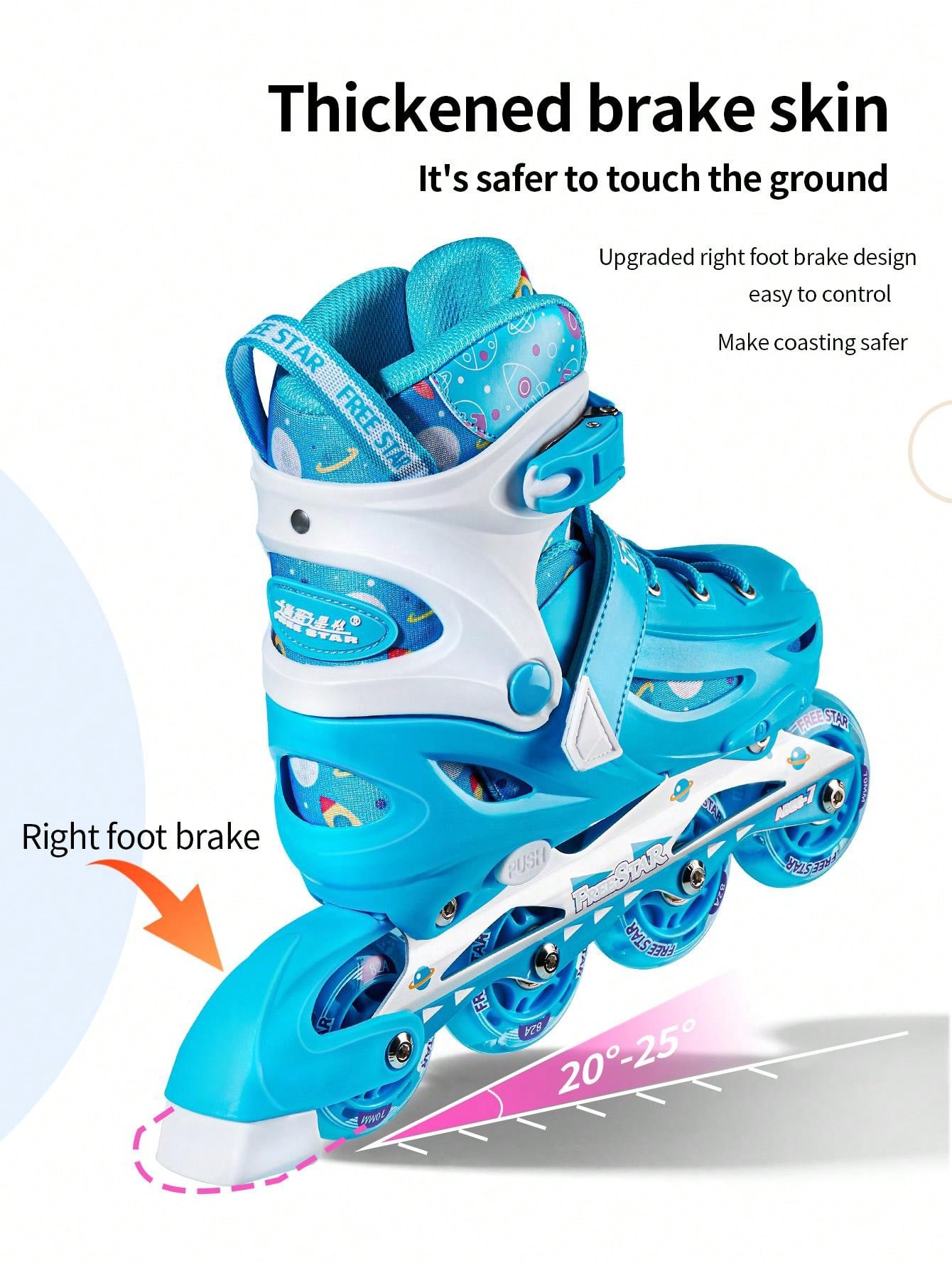 Seba Sh1020 Sport Style 1 Pair Professional Training Designated Roller ...