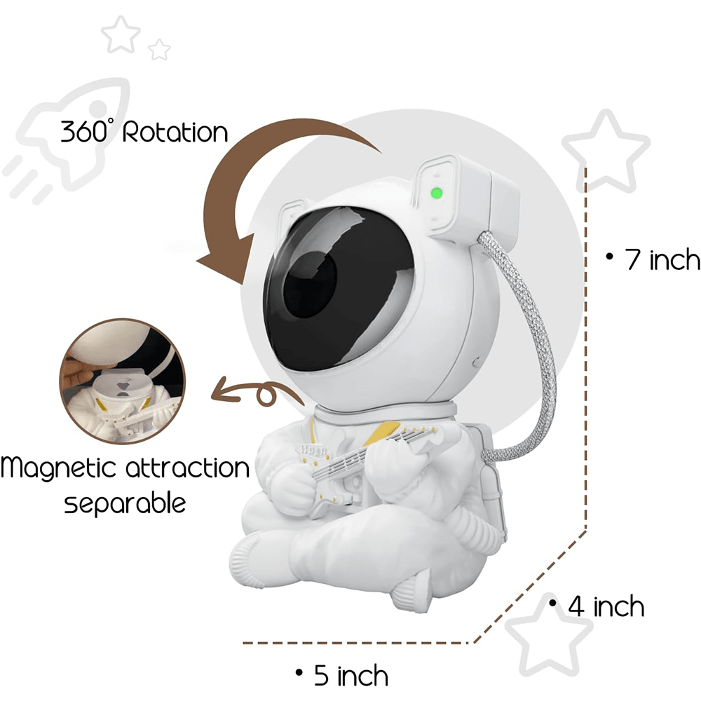 Galaxy Projector, Star Projector Astronaut Nebula Night Lights ...