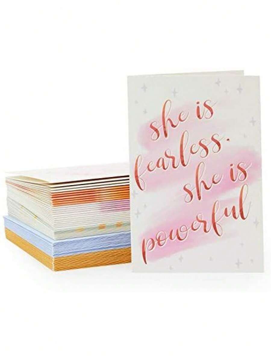 36 Pack Positive Affirmation Greeting Cards with Envelopes, 6 ...