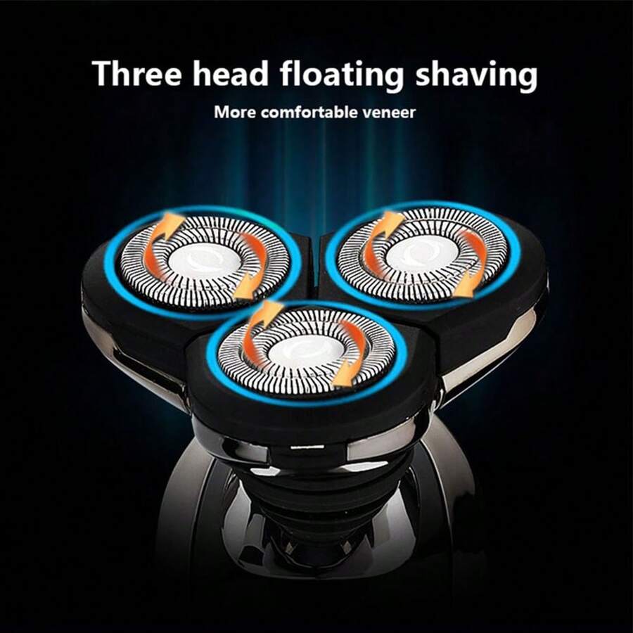 Rasoir électrique sans fil pour hommes, rasoir électrique homme sec et ...