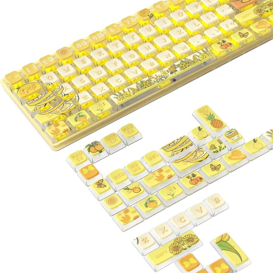 ATTACK SHARK 120 Key PBT Pudding Keycap Set ASA Profile With ...