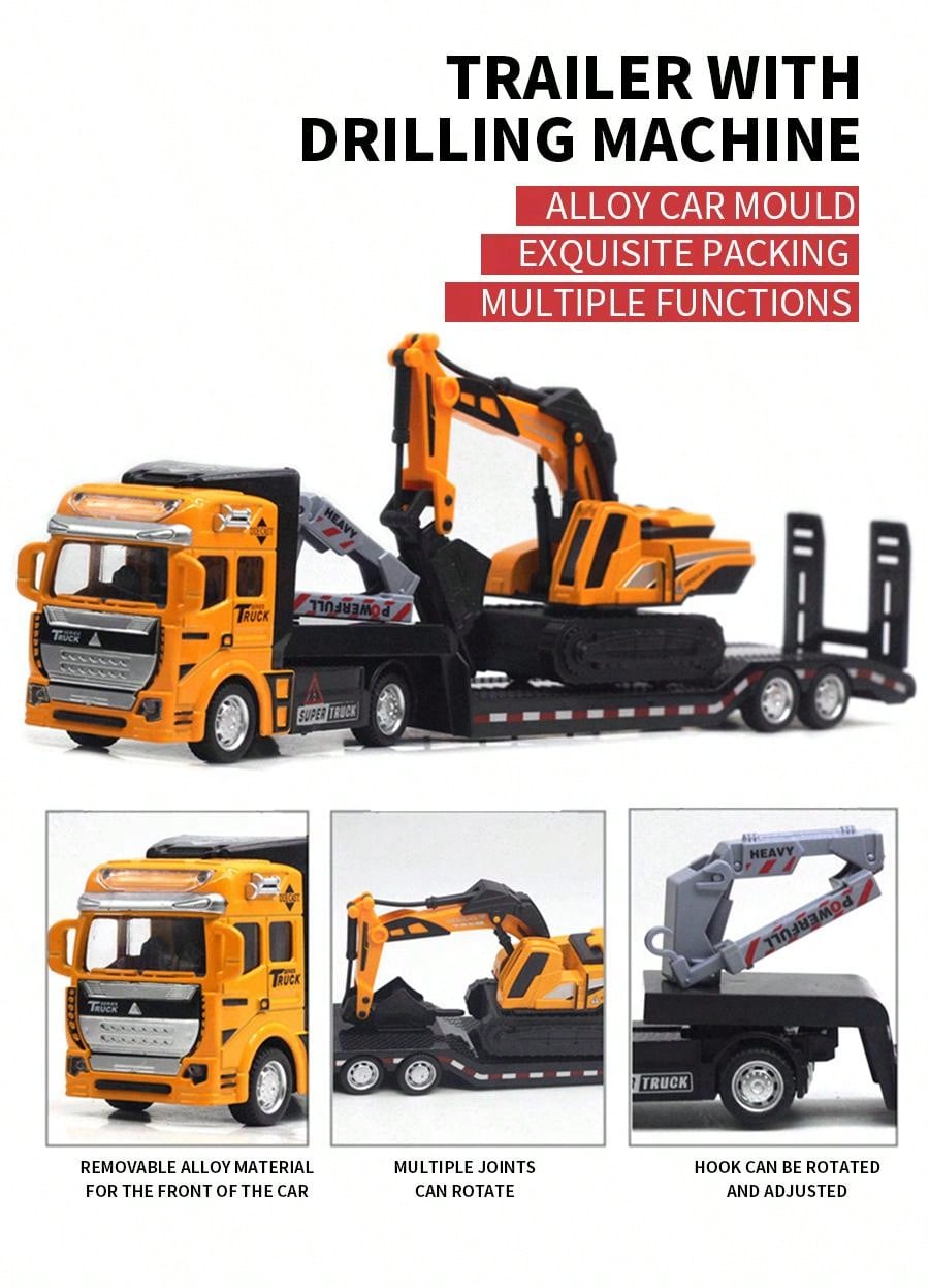 Van kinderen Speelgoed Legering Auto Groot Transport Auto Container ...