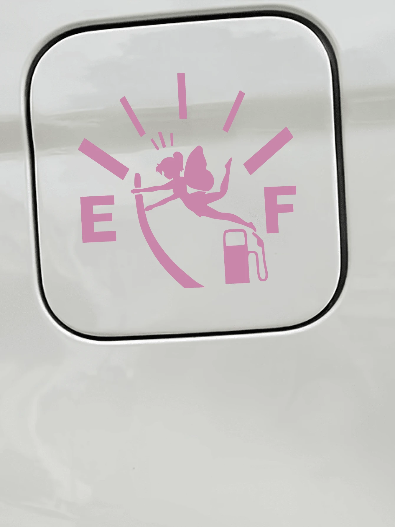 RandySticker Gas tank door decal, gas gauge fairy decal, gas gauge ...