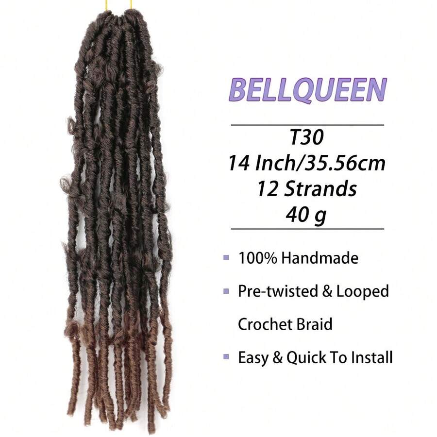 Butterfly Locs Crochet Hair 8 Inch, 10 Inch, 14 Inch 1Pack Pre-Twisted ...