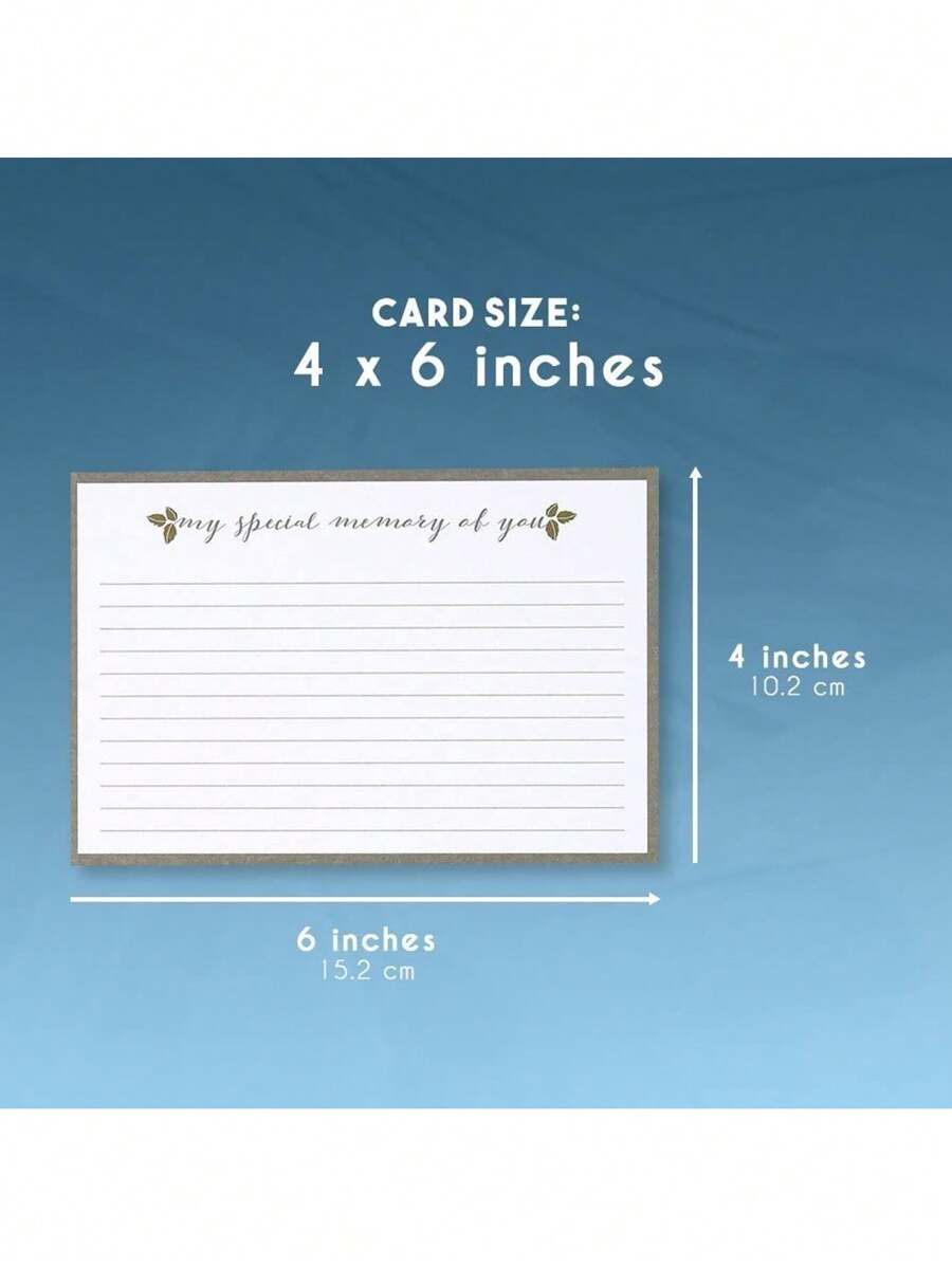 60 Pack Blank Sympathy Cards, Share A Memory Card For Celebration Of ...