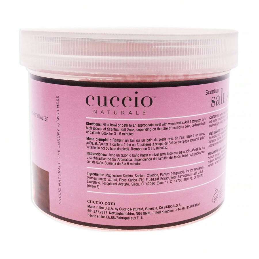 Cuccio Naturalé CUCCIO NATURALE Luxury Spa Scentual Salt Soak ...