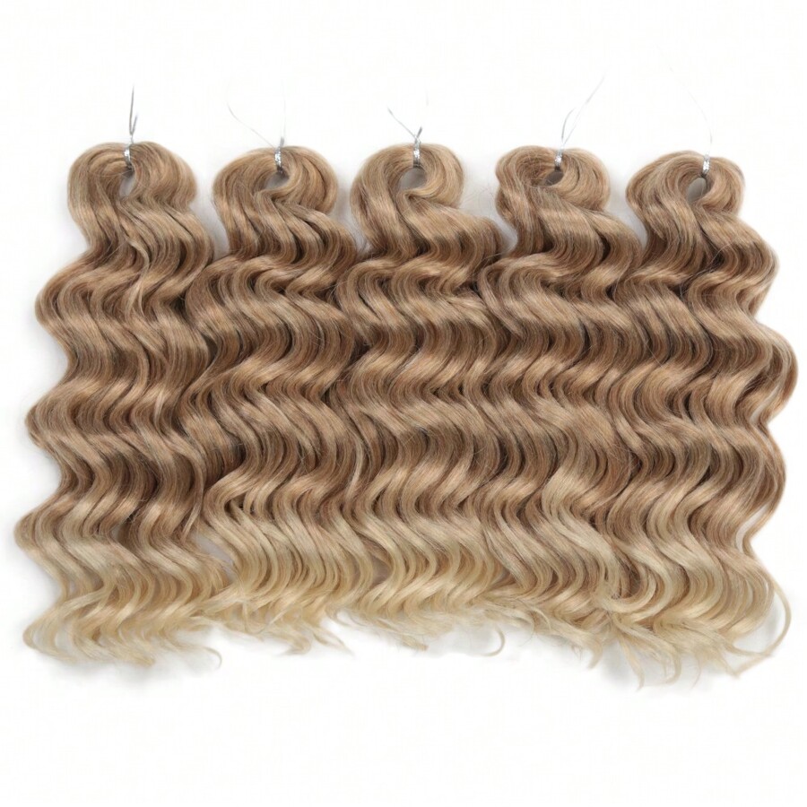 10 inch Deep Wave Ombre Braiding Hair Extension for Box Braids Curly ...