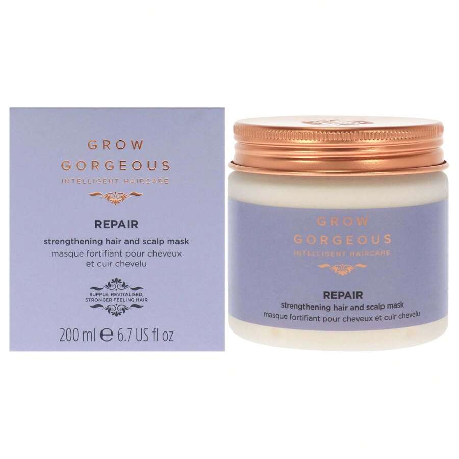 Grow Gorgeous GROW GORGEOUS Repair Strengthening Hair And Scalp Mask By ...