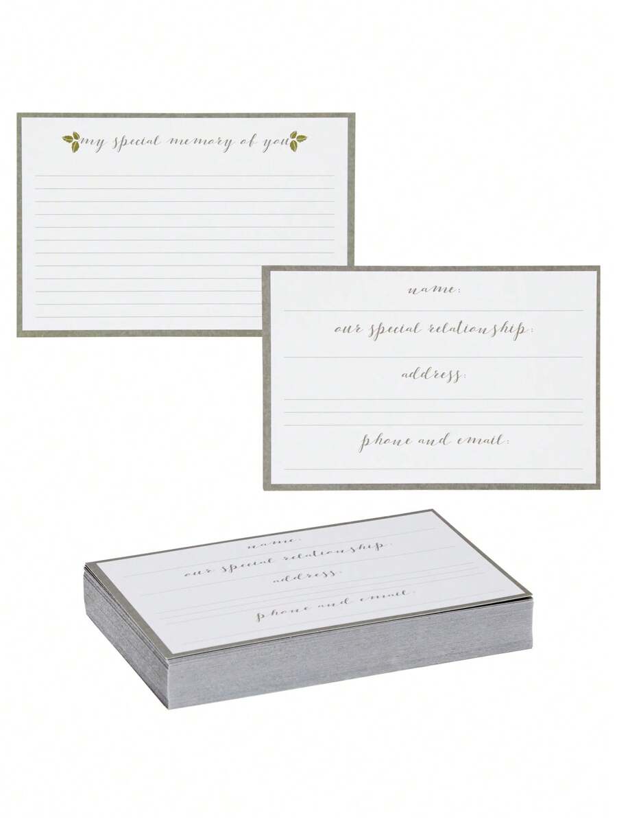 60 Pack Blank Sympathy Cards, Share A Memory Card For Celebration Of ...