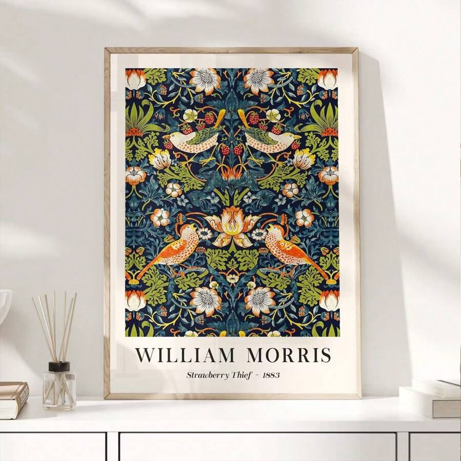 3pcs Wall Art Prints Set, Vintage Museum Exhibition Art Posters, Bird ...