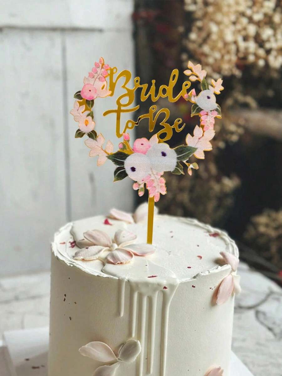 Bride To Be Cake Topper, Letter Cake Topper, Wedding Cake Topper ...