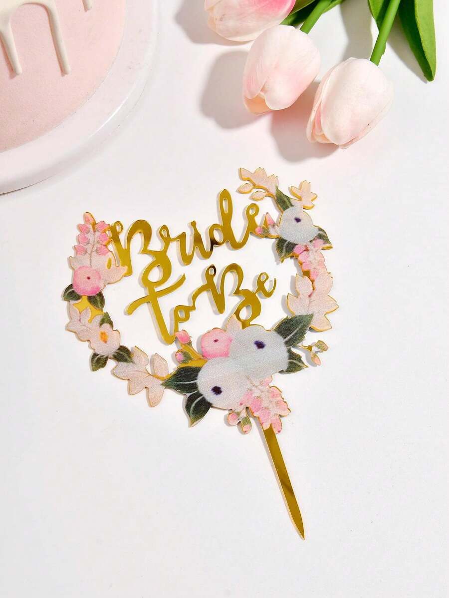 Bride To Be Cake Topper, Letter Cake Topper, Wedding Cake Topper ...