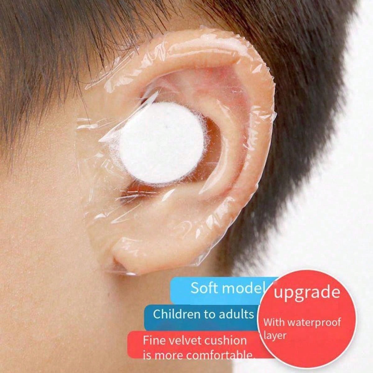 10pcs Waterproof Earmuffs For Bathing, Showering, Swimming, Preventing ...