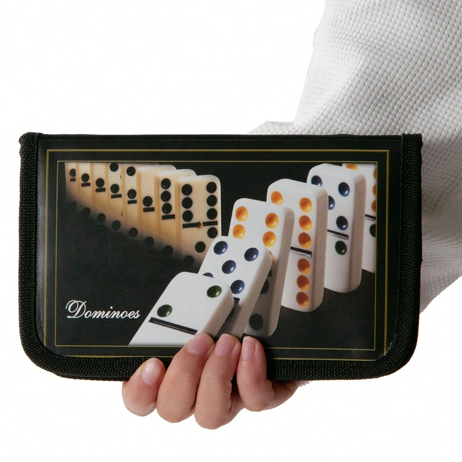 1 Set, Dominoes Set- 28 Piece Double 6 Domino Tiles Set, Dominos Set ...