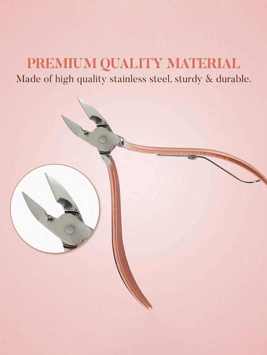 Professional Stainless Steel Nail Clippers Set with Earwax Removal Tool ...