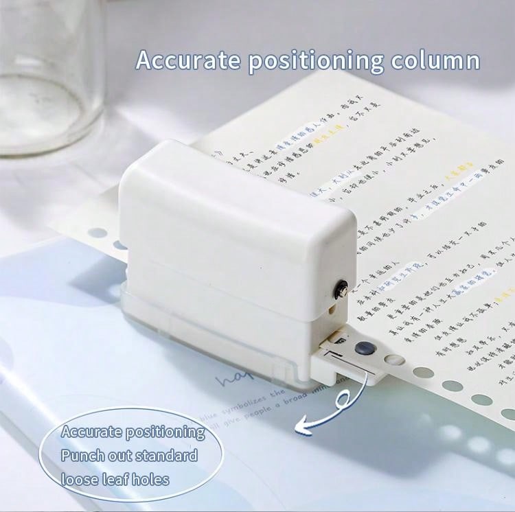 1pc A4 Paper Hole Puncher, Binder, Office Supplies, Can Punch 6 Holes ...