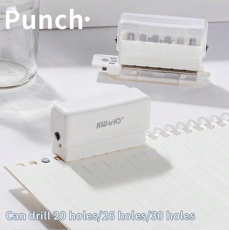 1pc A4 Paper Hole Puncher, Binder, Office Supplies, Can Punch 6 Holes ...