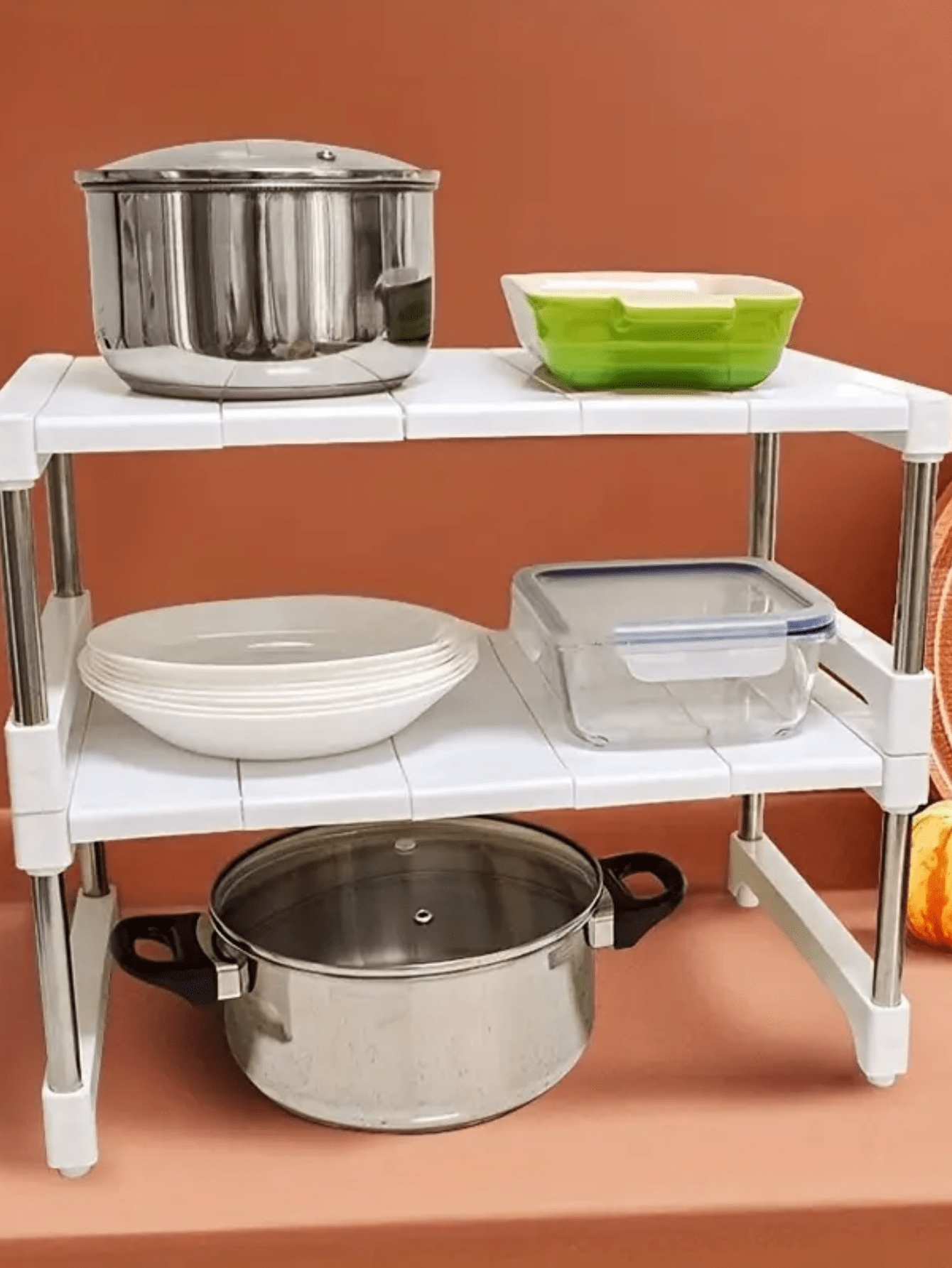 Cabinet Storage Shelf Dividers For Wardrobe, Cupboard, Kitchen Cabinet ...