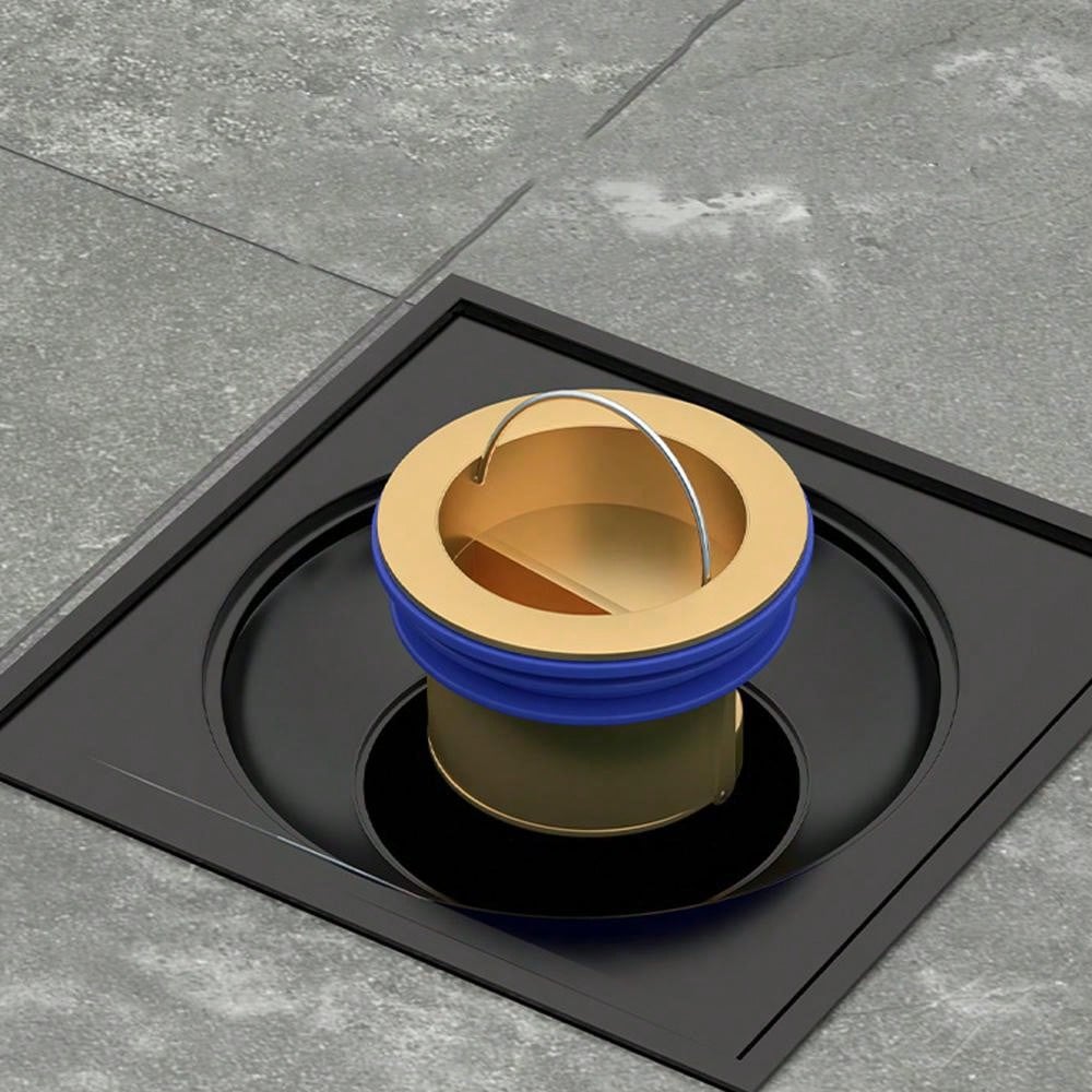 1 Copper Color Floor DrainBathroom Floor DrainAutomatic Closing Floor ...